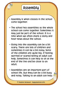Assembly Social Stories