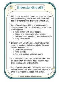 ASD Diagnosis Social Stories