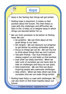 Feeling Hope Social Stories